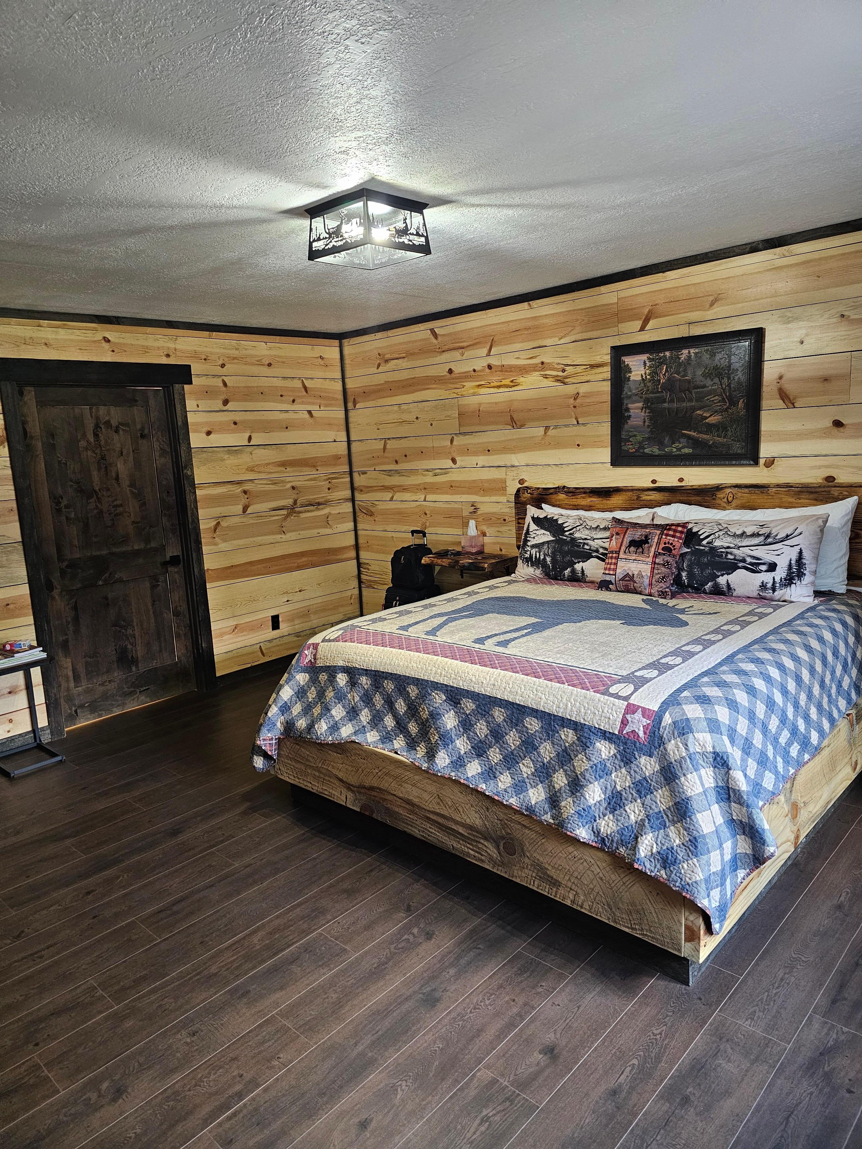 Main bedroom with attached bathroom