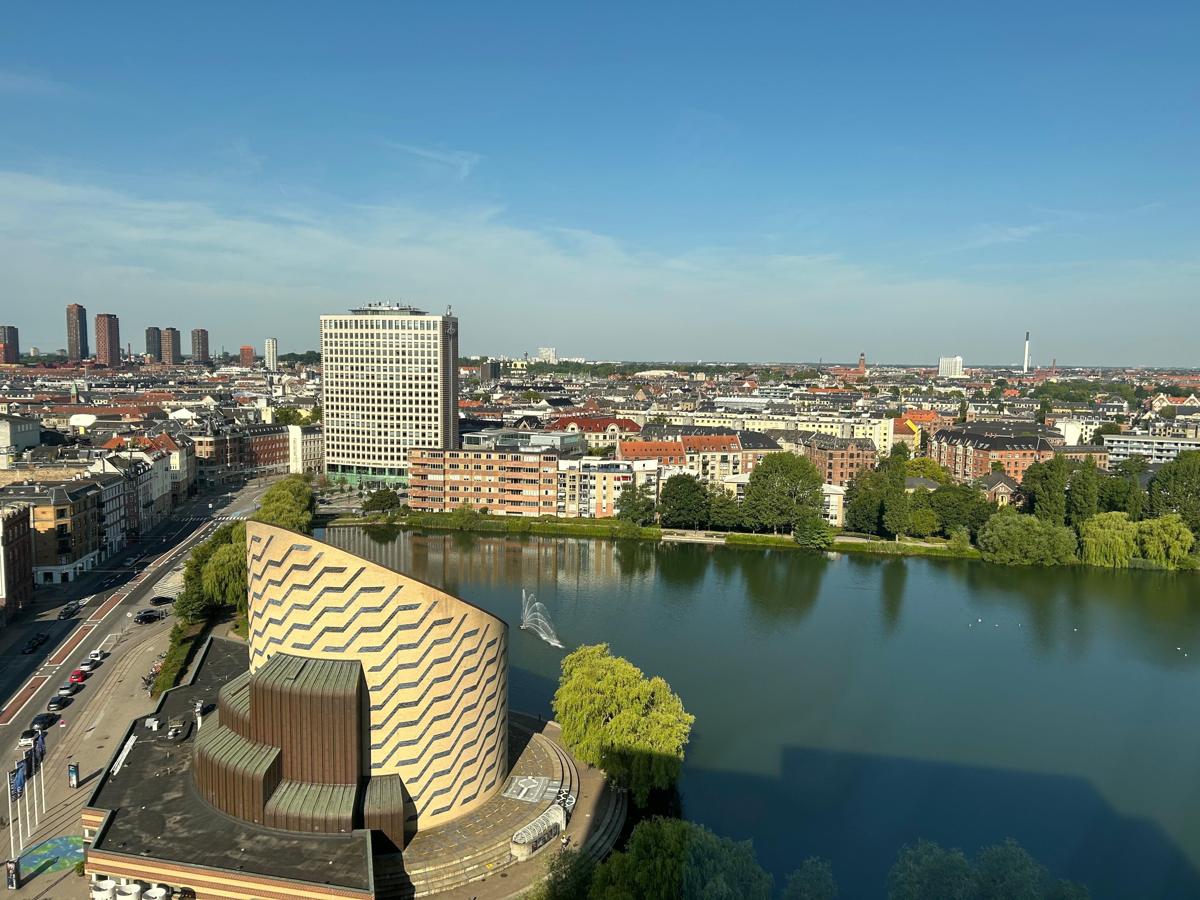 Udsigt fra C
Scandic Copenhagen 15. Etage mod søerne 