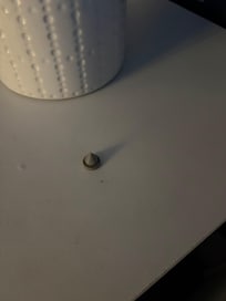 This was stuck in part of the doorway.