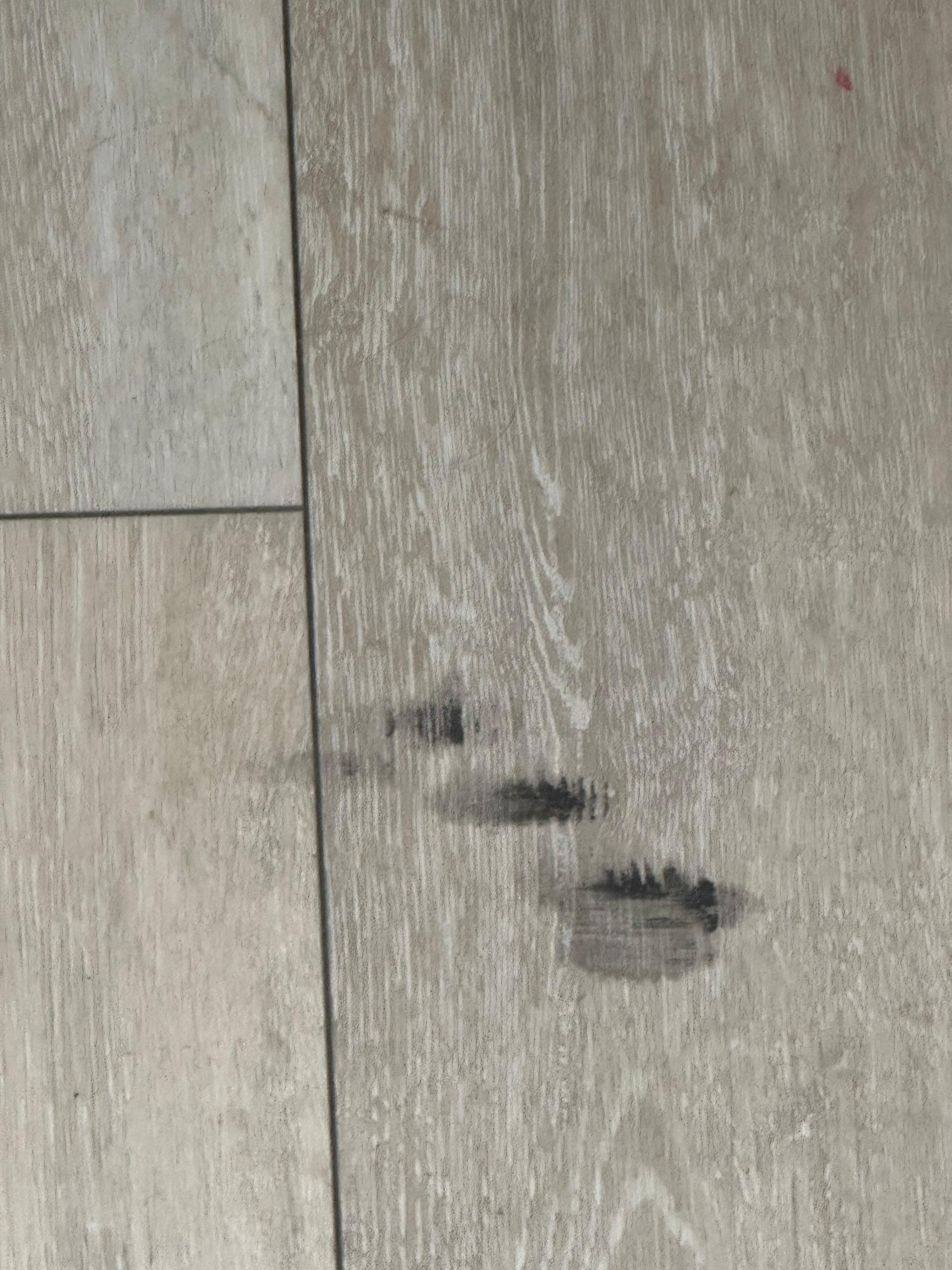 smears on walls 