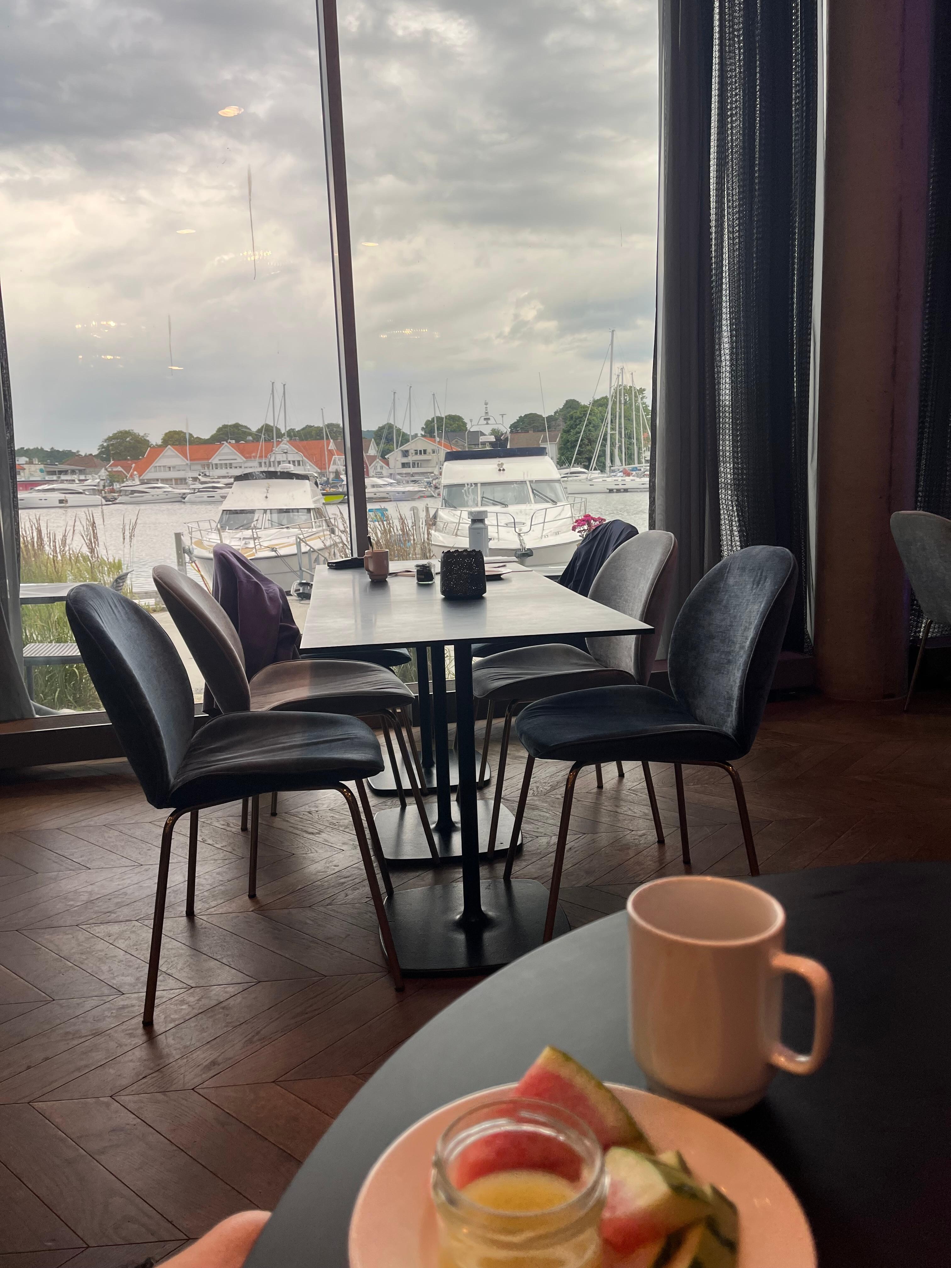 Dejlig udsigt til morgenmaden