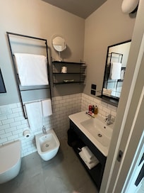 Room and bathroom cleaned beautifully, extra toilet roll I had to steal from reception store room