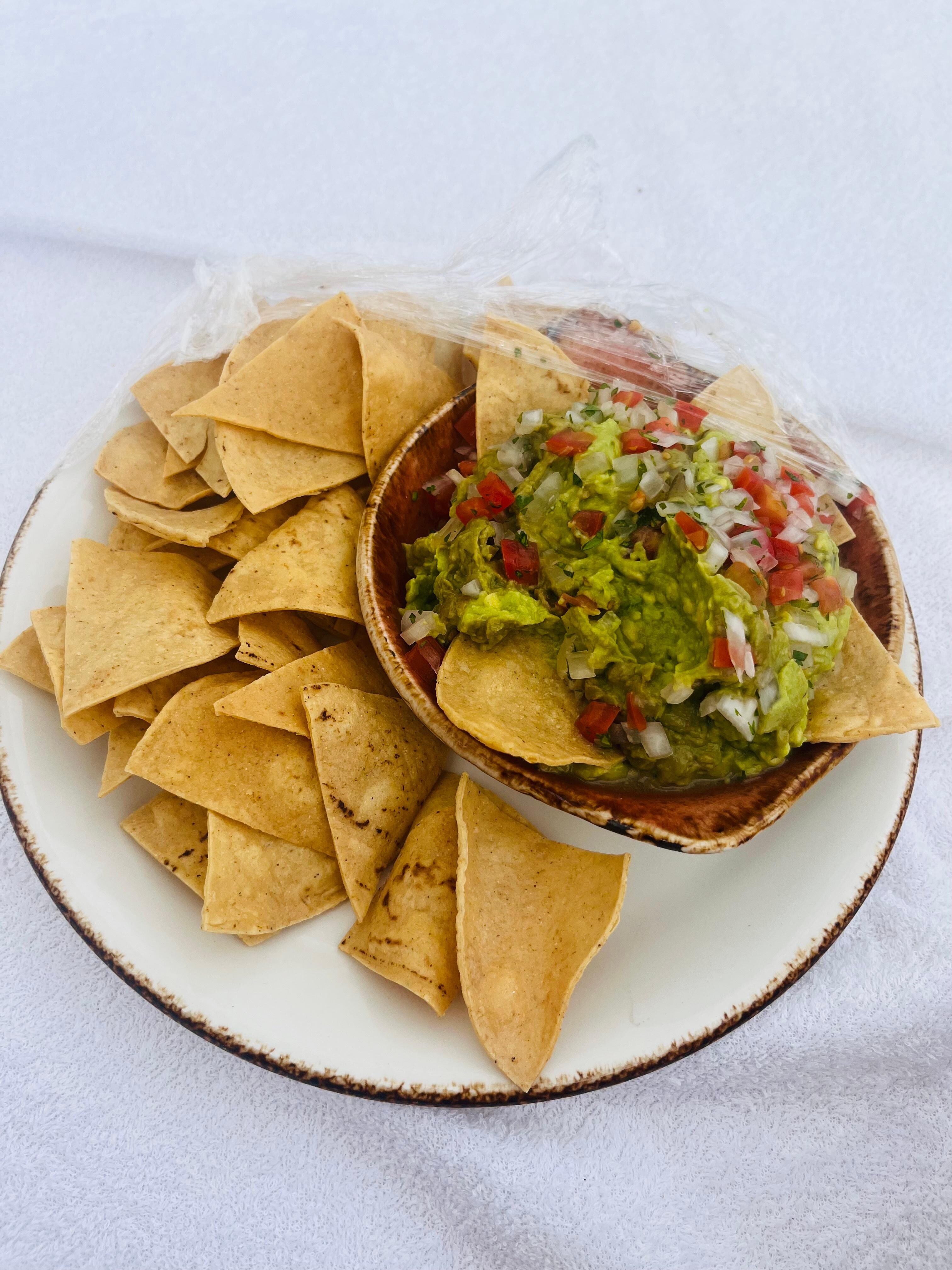 Guacamole by the pool