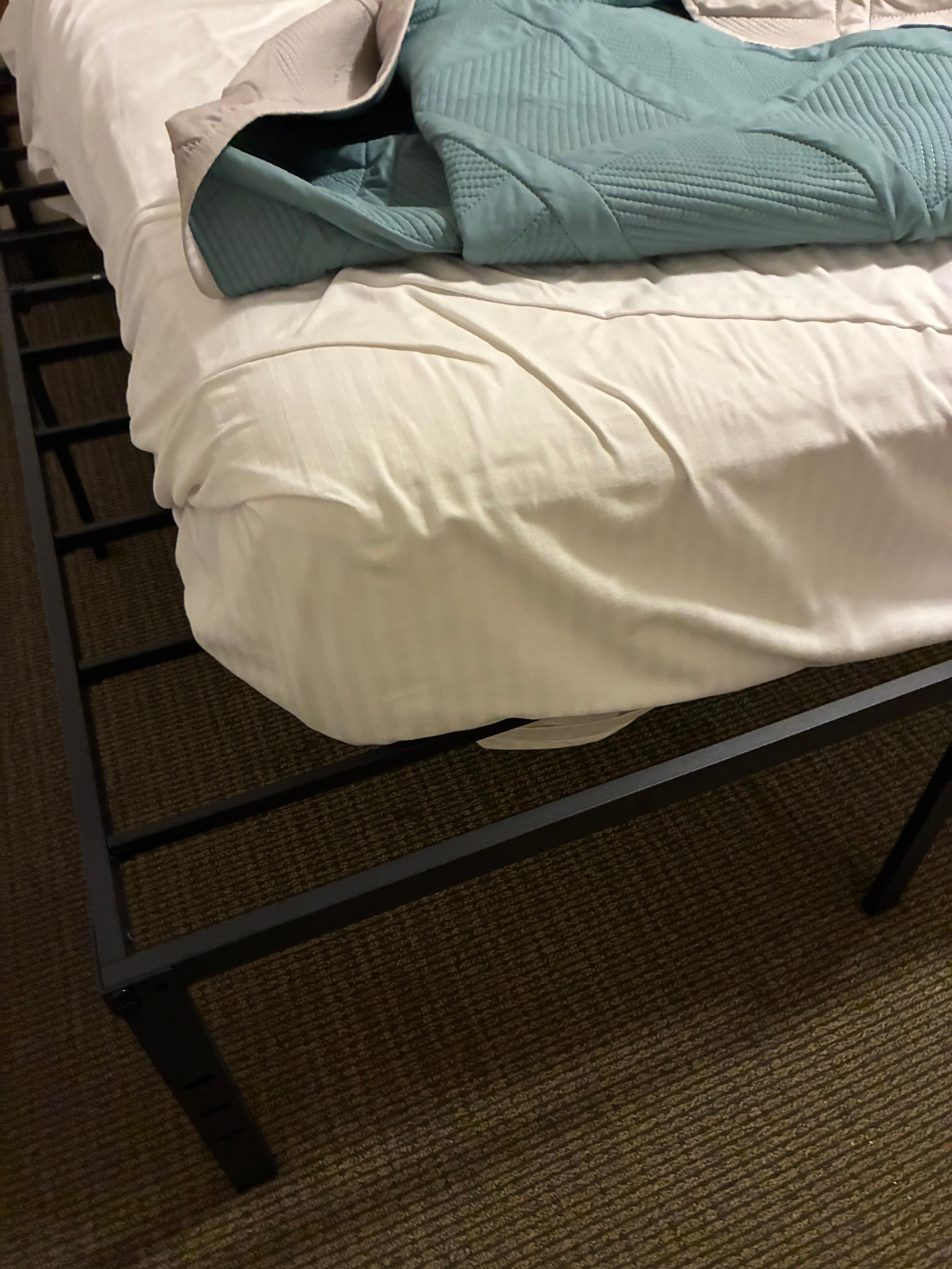 Mattress too small for frame