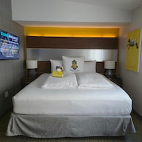 Very comfortable bed.