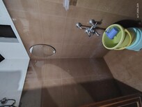 No sink in the bathroom