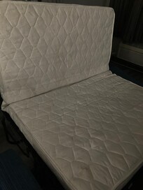 Dirty pull out couch mattress
