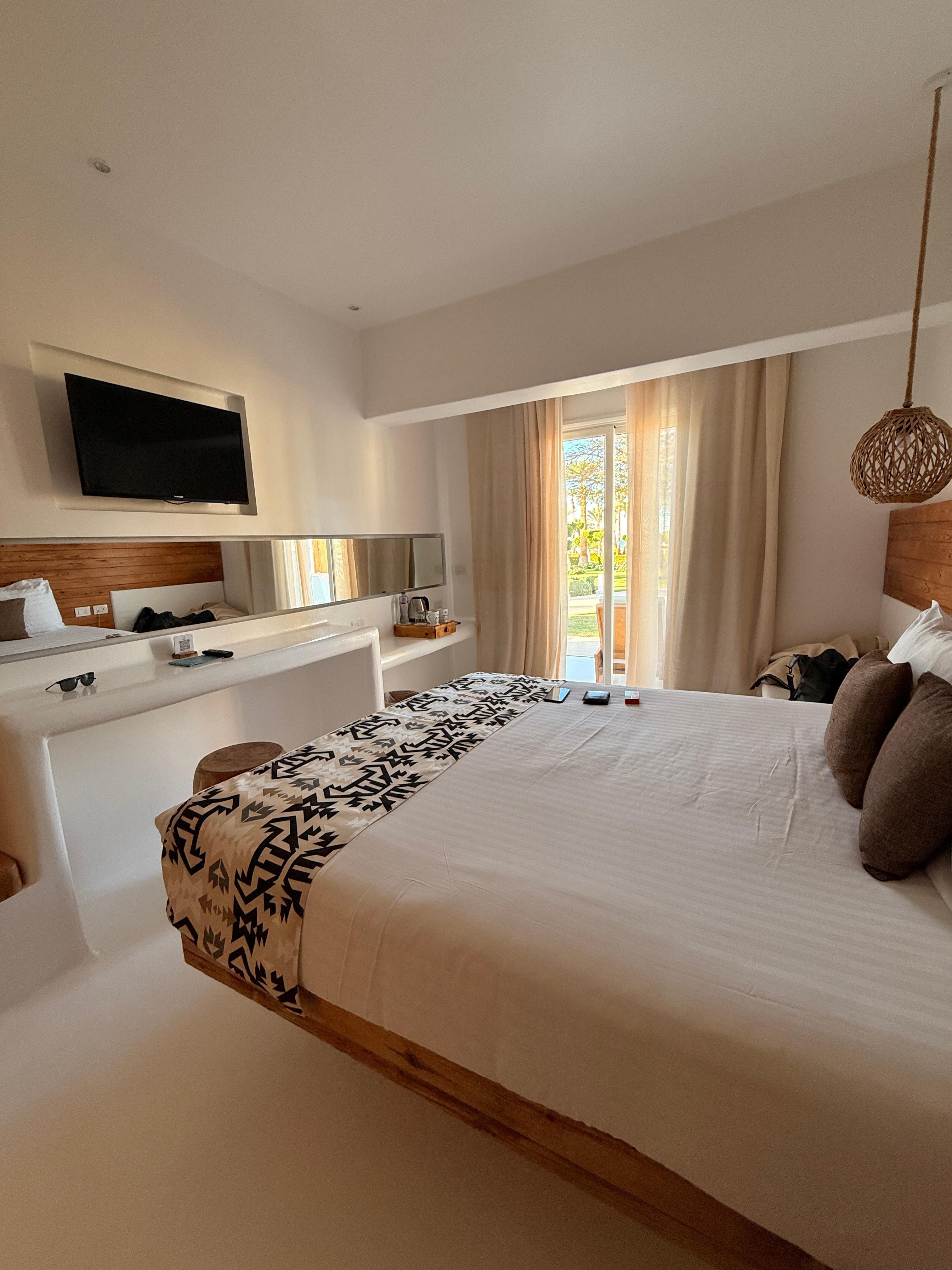 Chambre avec terrasse vu sur le jardin