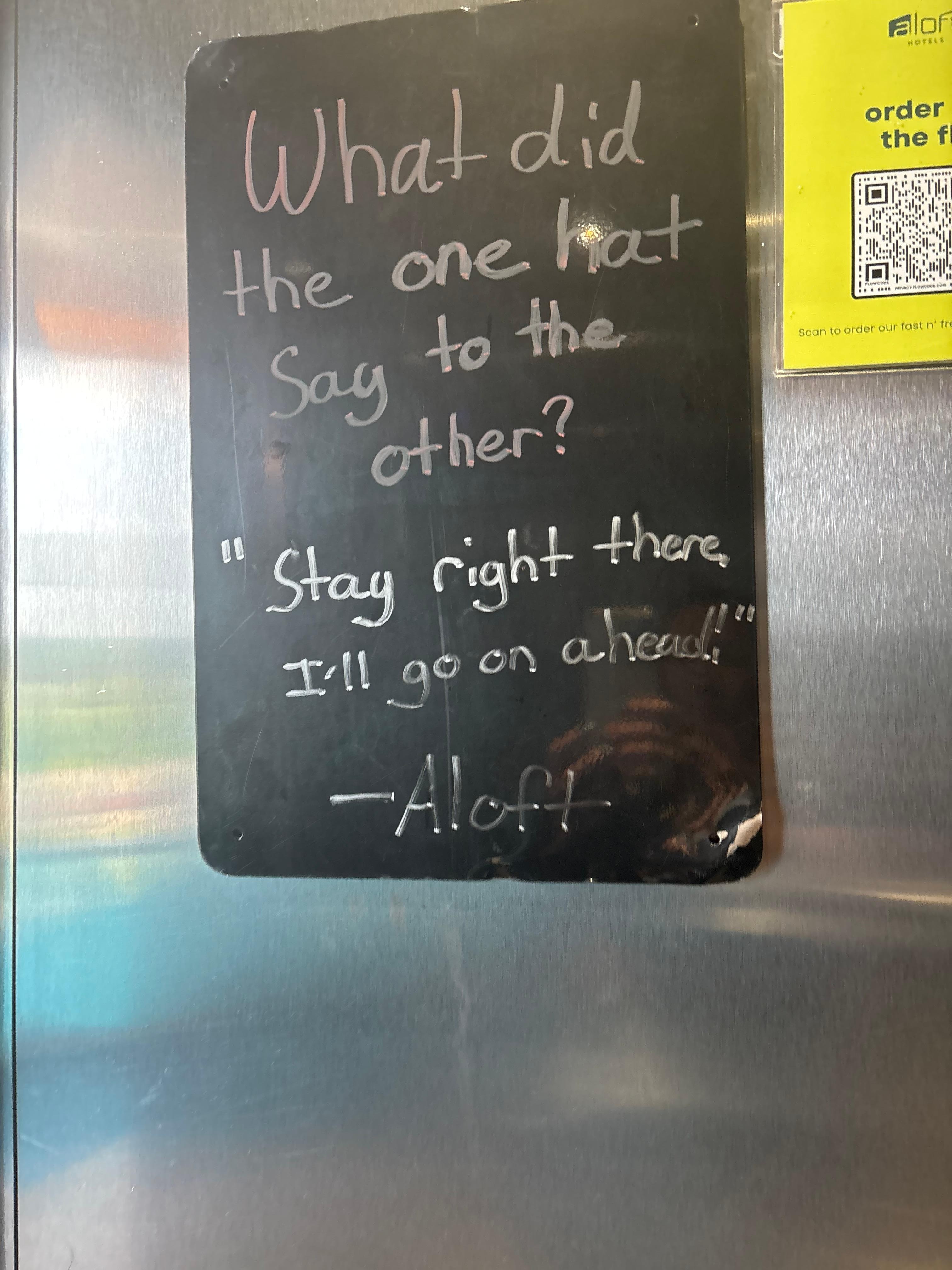 Daily jokes in the elevator 