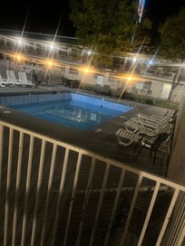 The unusable swimming pool