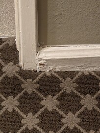 Peeling paint