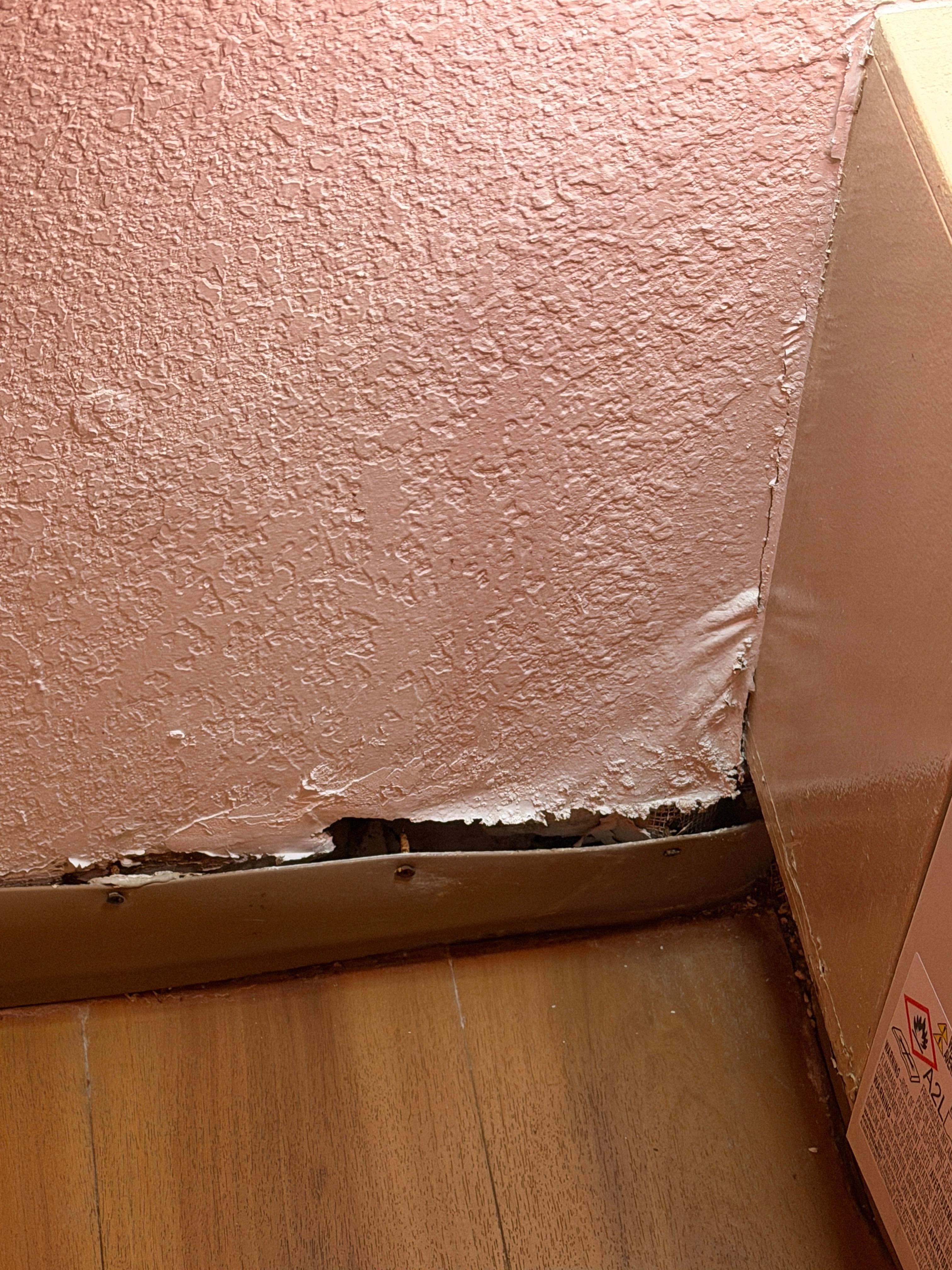 you know there is mold behind this