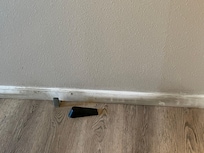 Room overall was dirty and in poor condition.