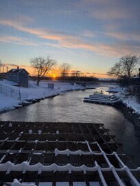 Sunset and Fox River view