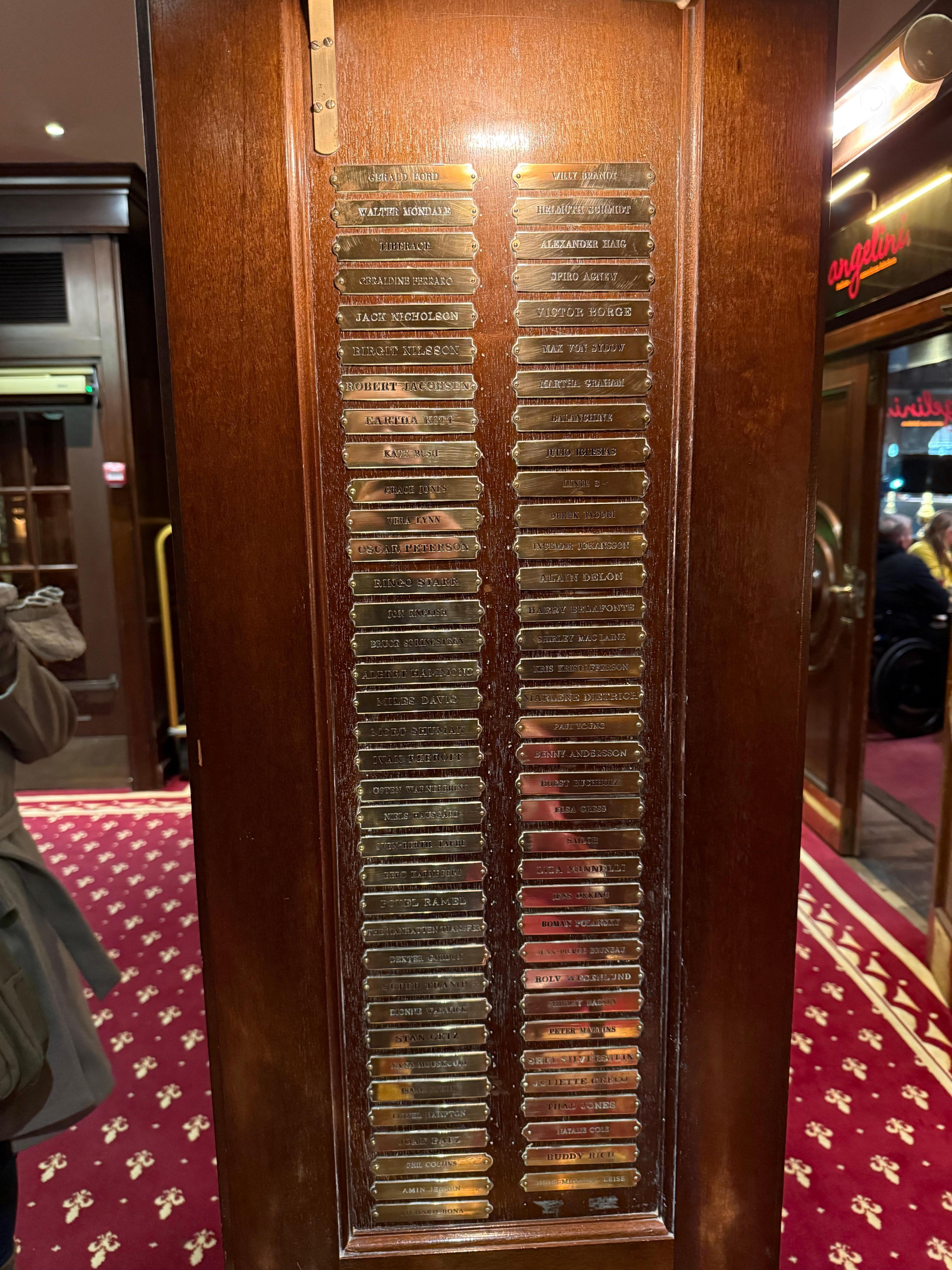 Some famous people that have been here!