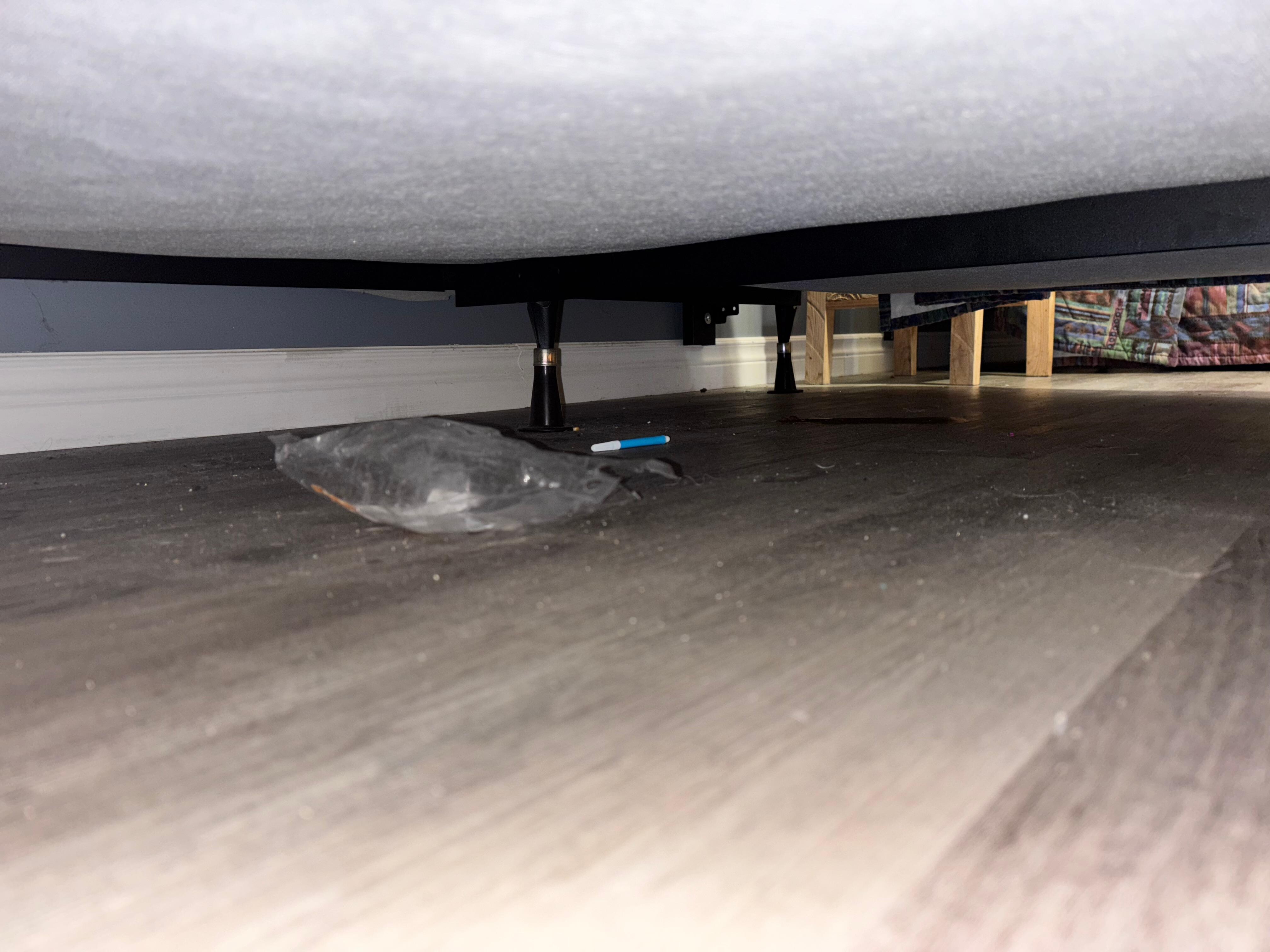 Garbage under the bed