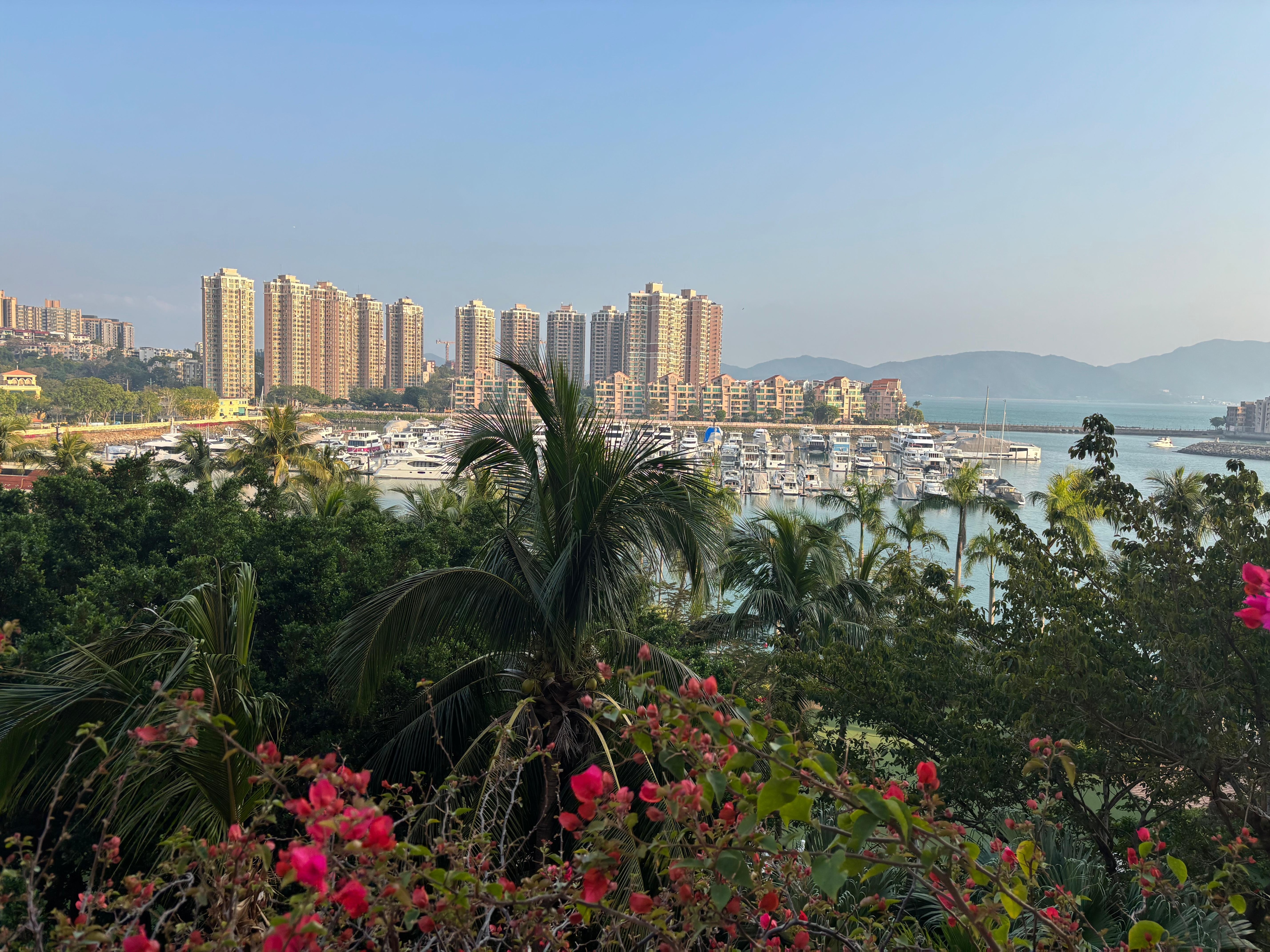 View from our balcony. Room 317.