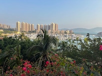 View from our balcony. Room 317.