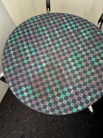 Gulvet så ud som stolen