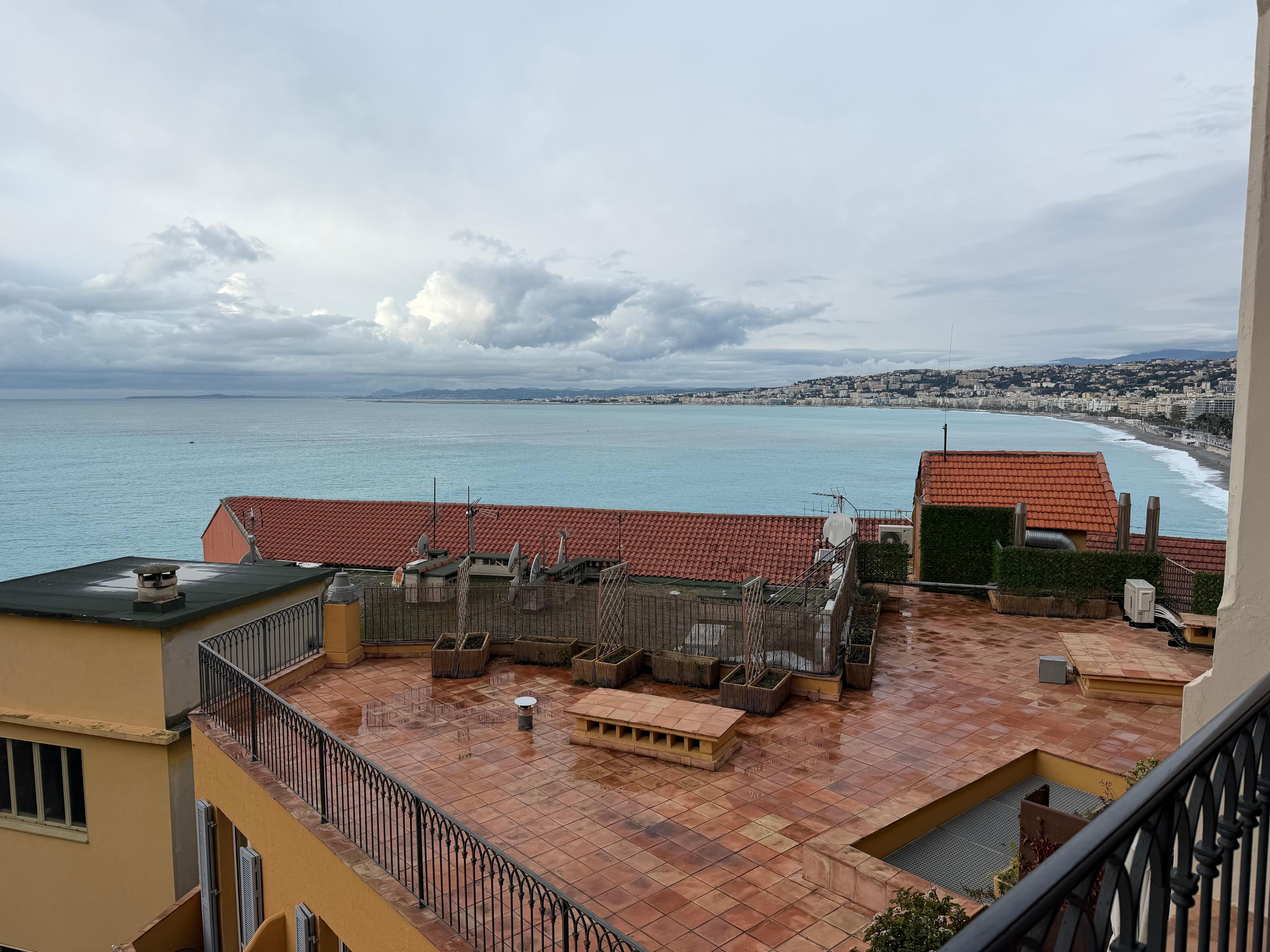 Vue balcon de la chambre