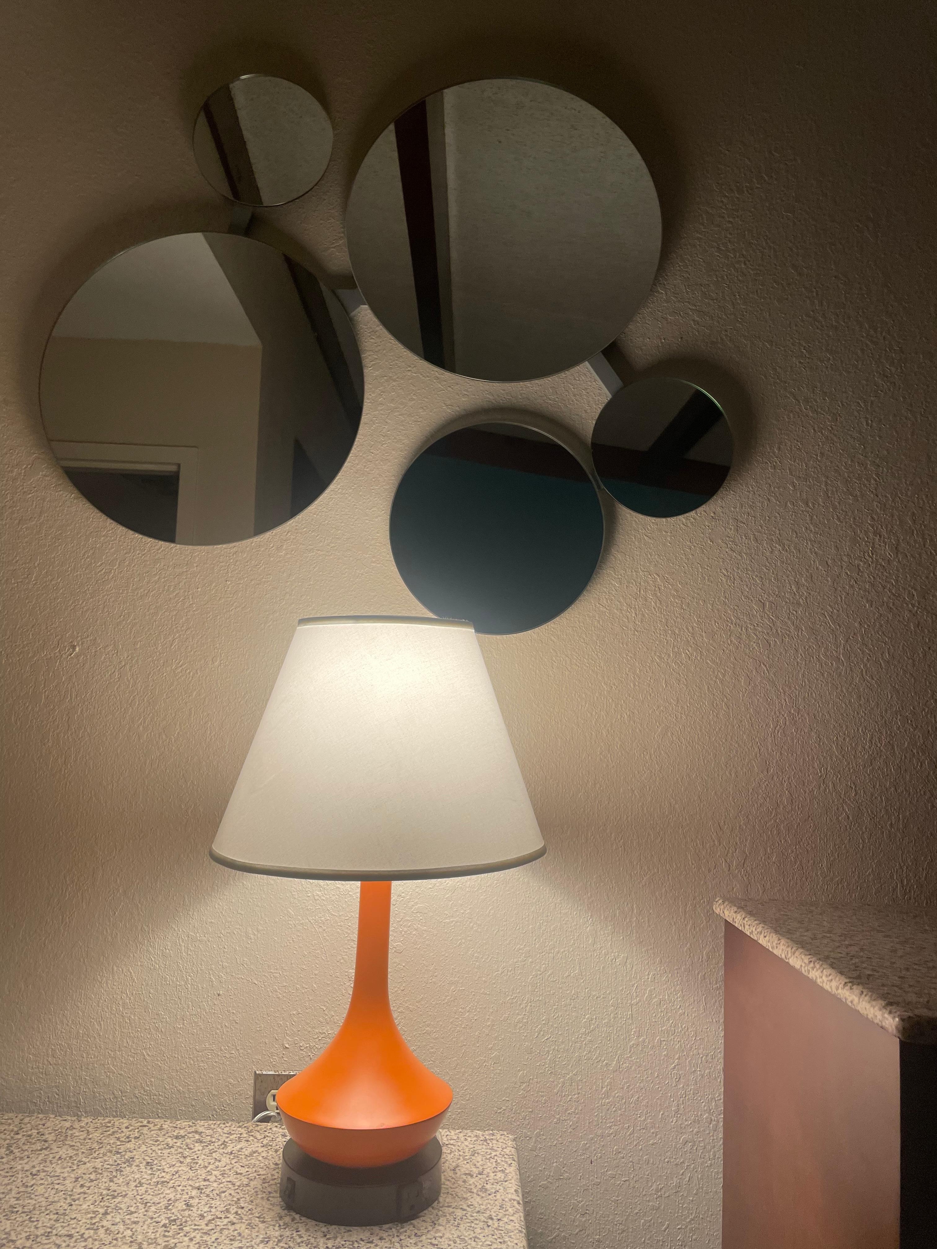 Lamp & mirror 