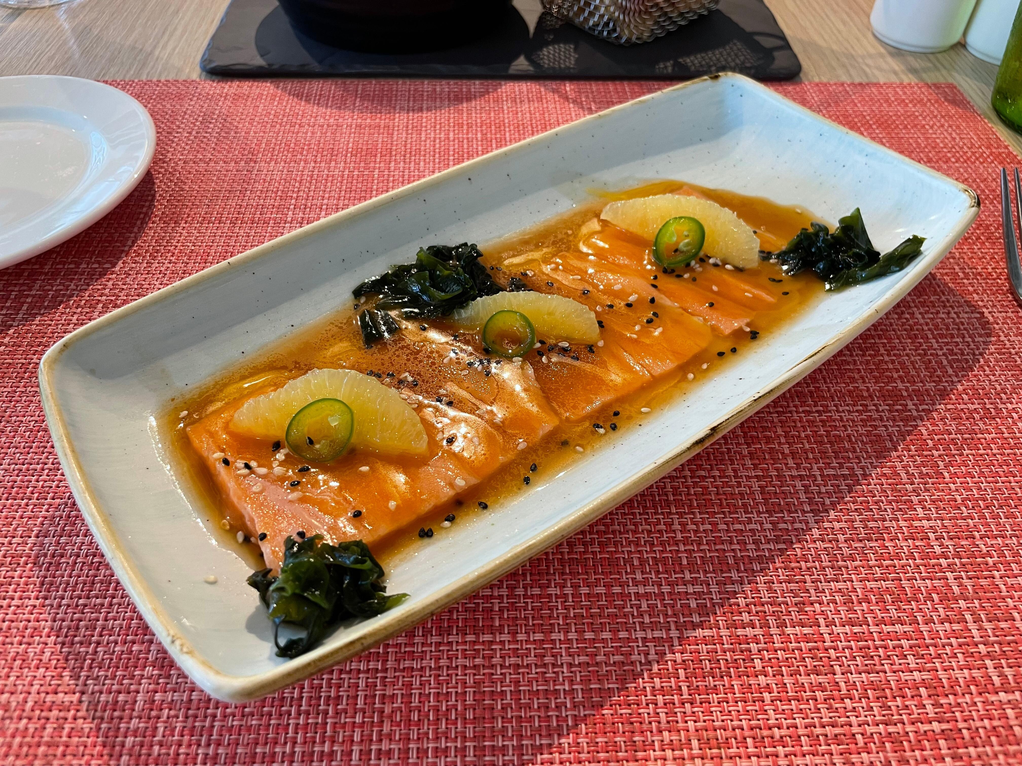 Tiradito de salmão - BLoved