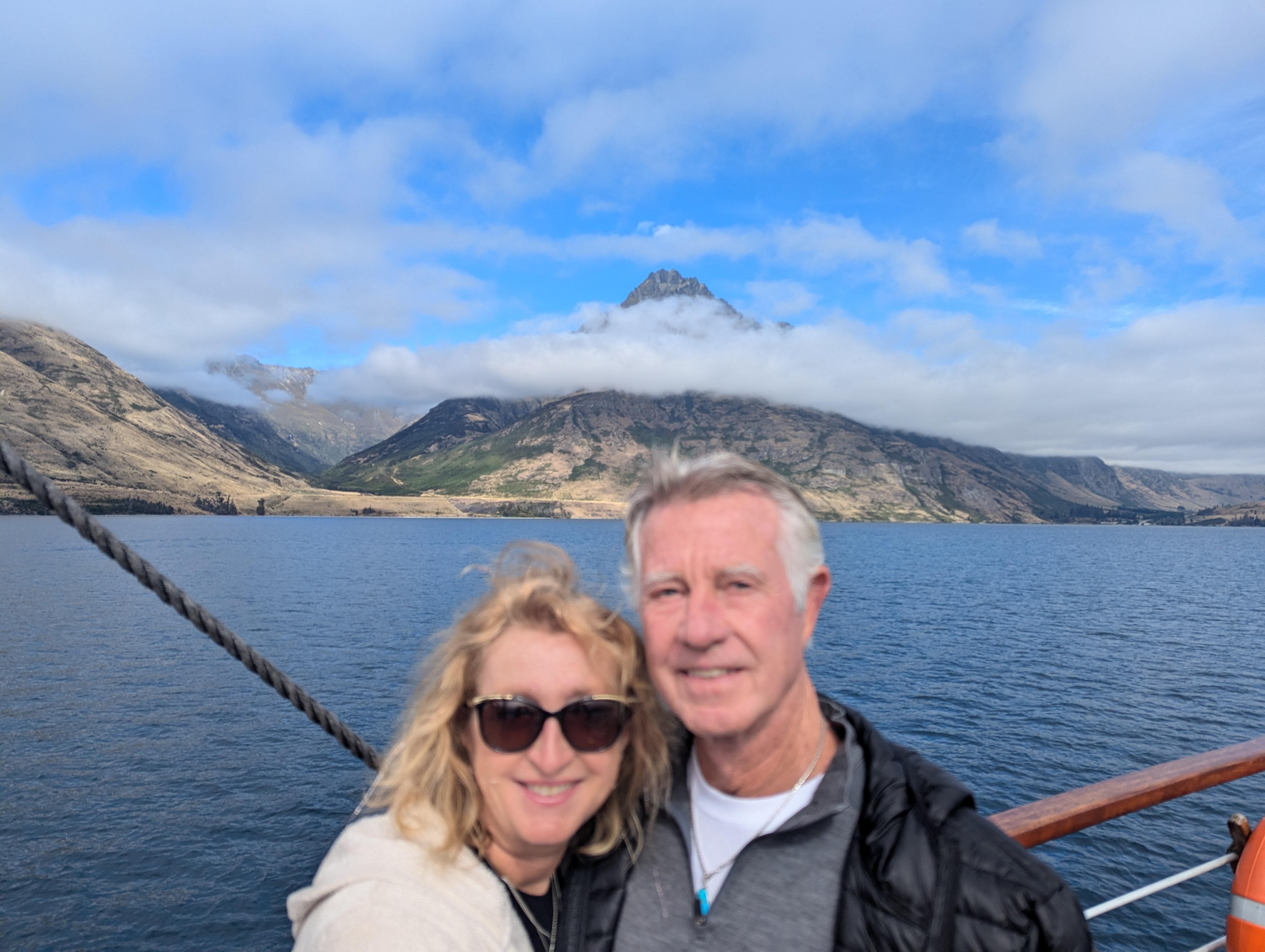 Us enjoying the Ernslaw Steamer after a beautiful rest!