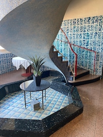 Area anterior ao salao do cafe