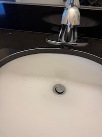 Long hairs in the sink