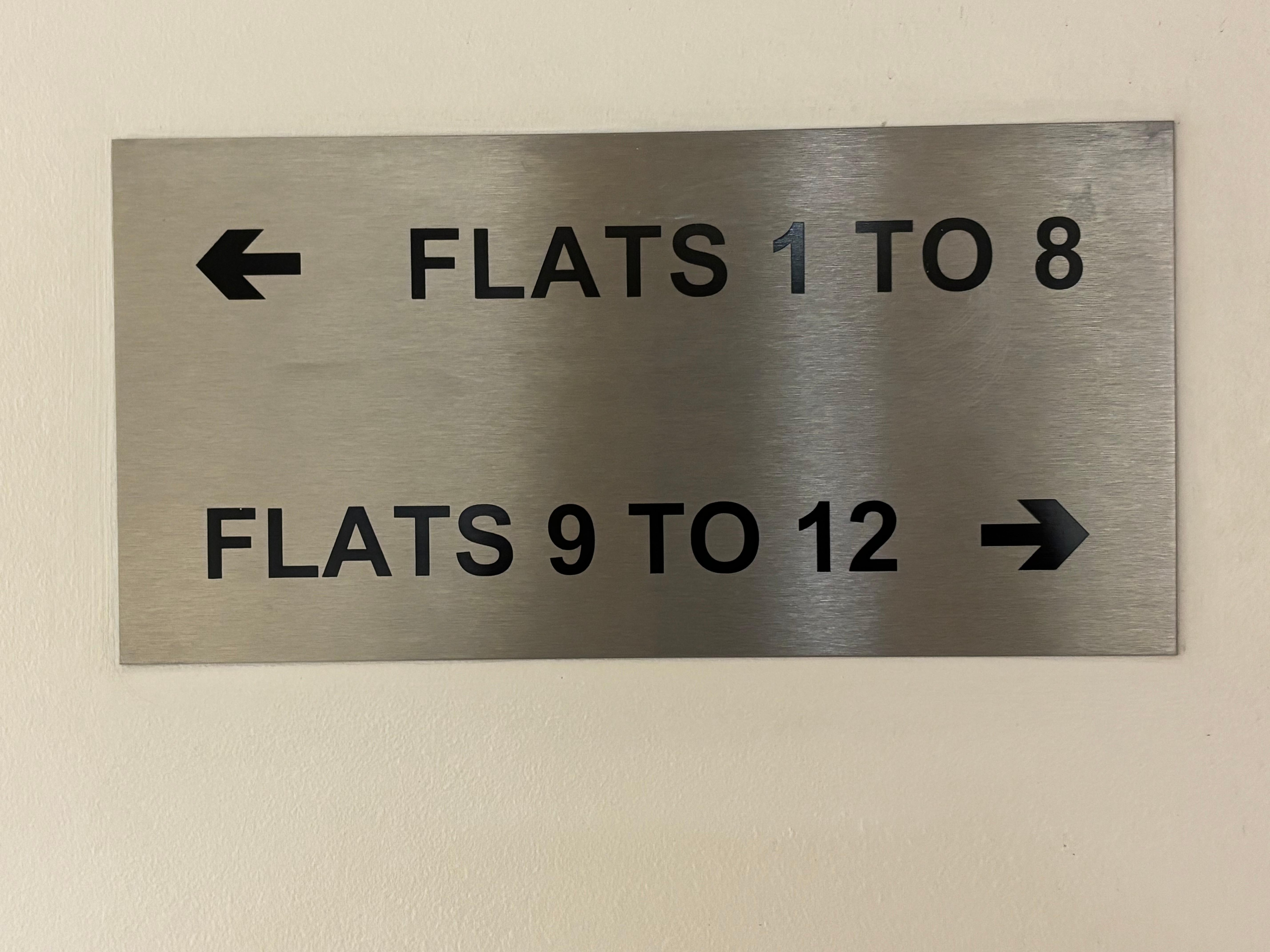 …belonging to a flat…