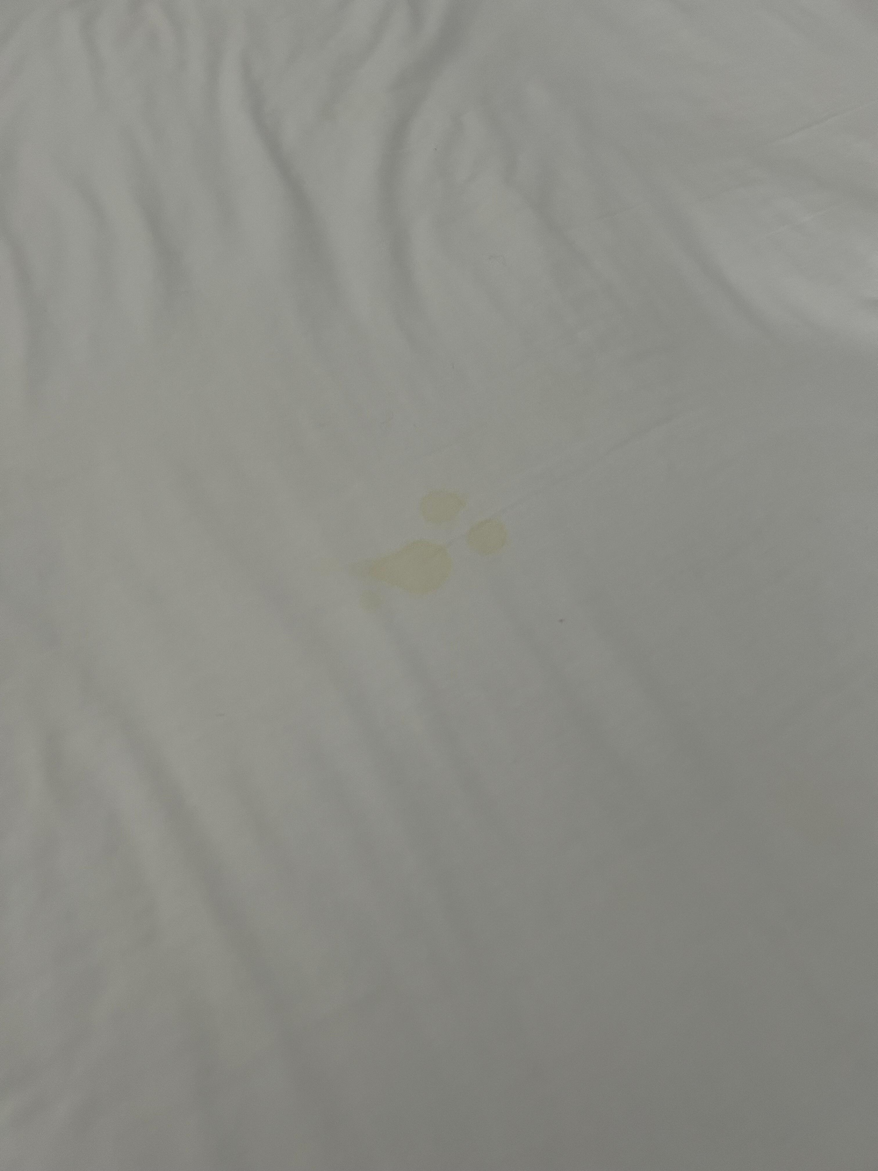 Stained sheets
