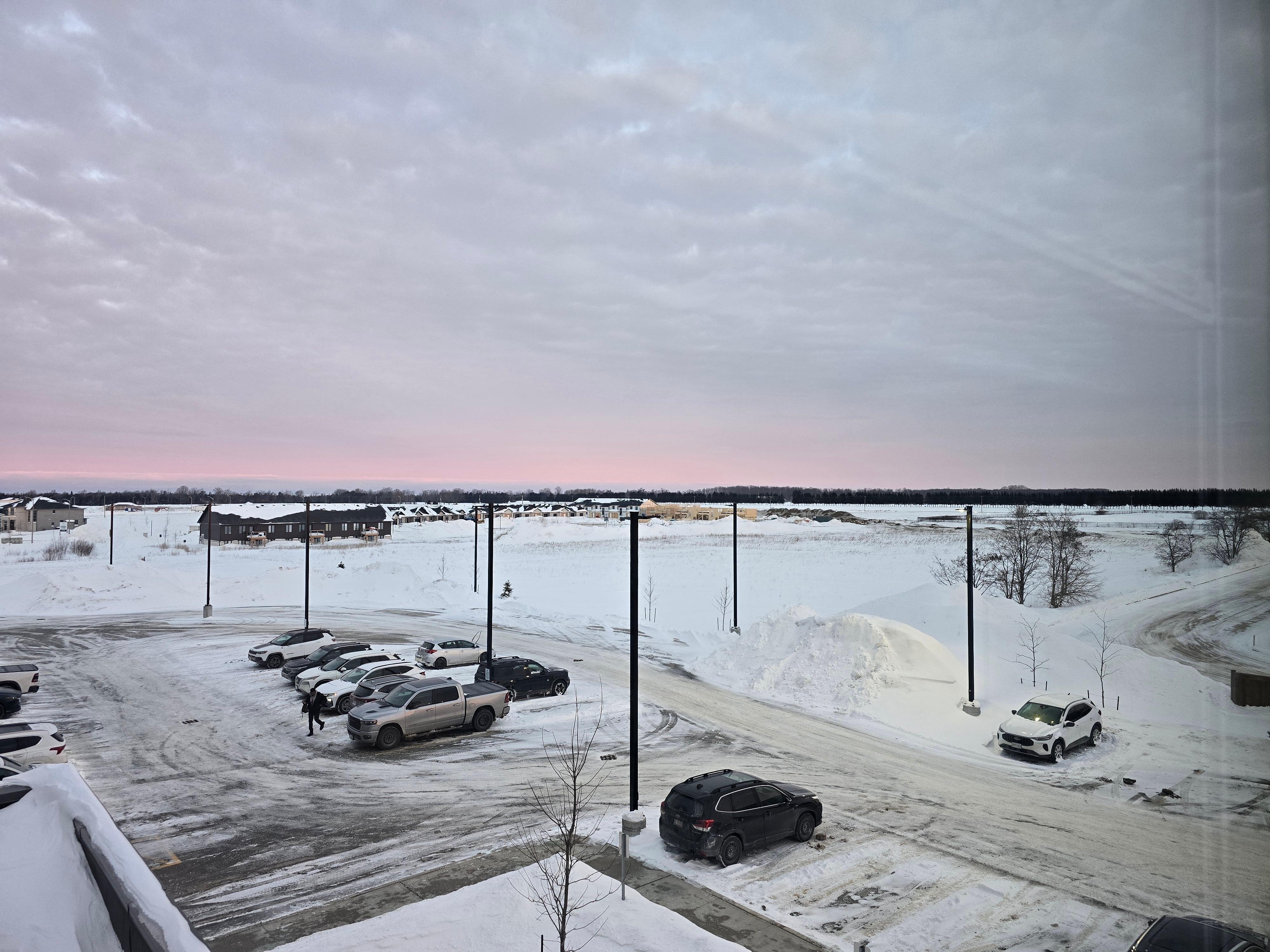 View from my hotel room.  