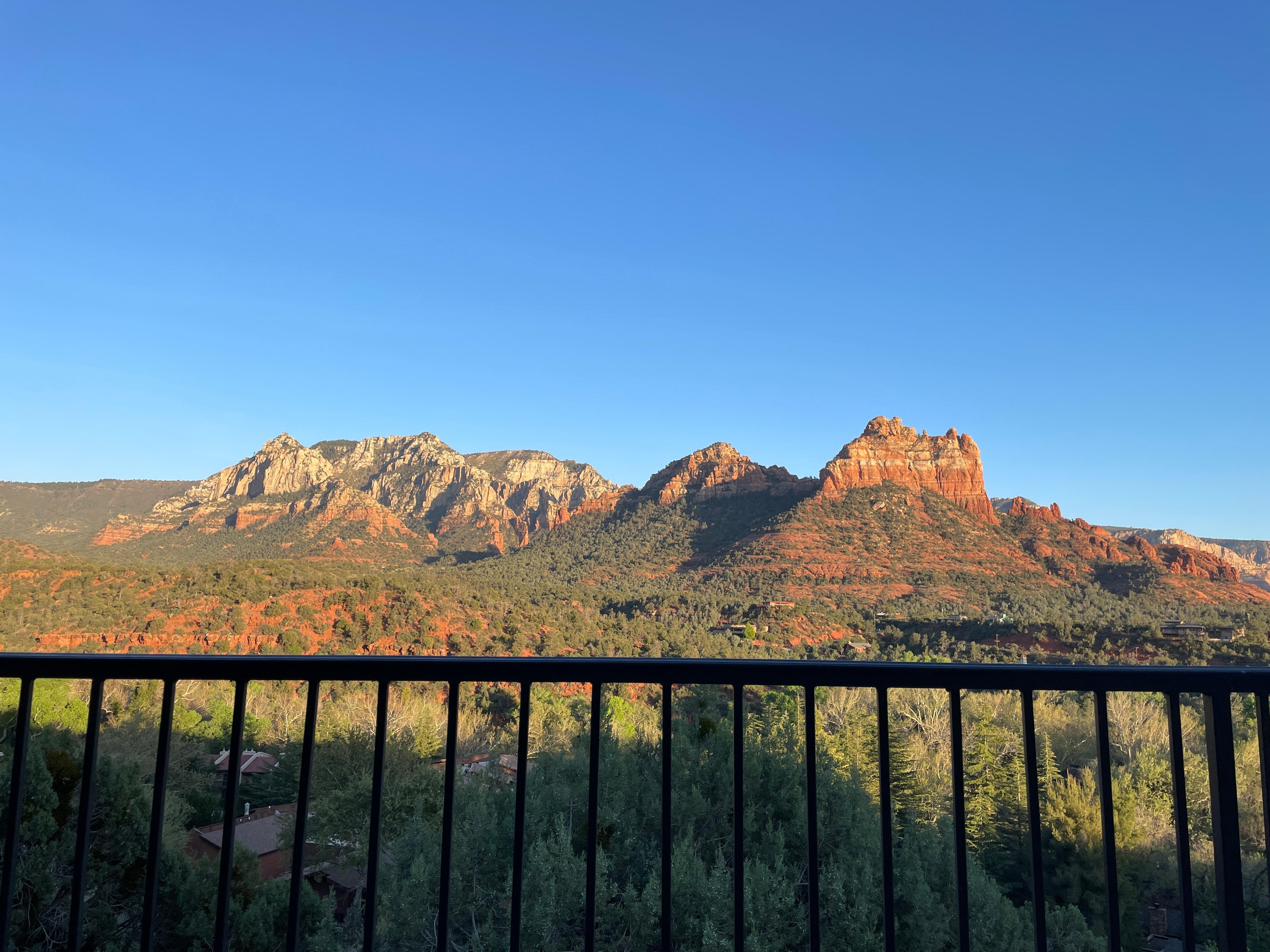 View from the our balcony at The Cliffs.