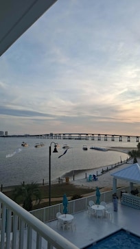 This was the view from room 309 on the third floor.