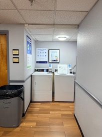 Even laundry machines are available.