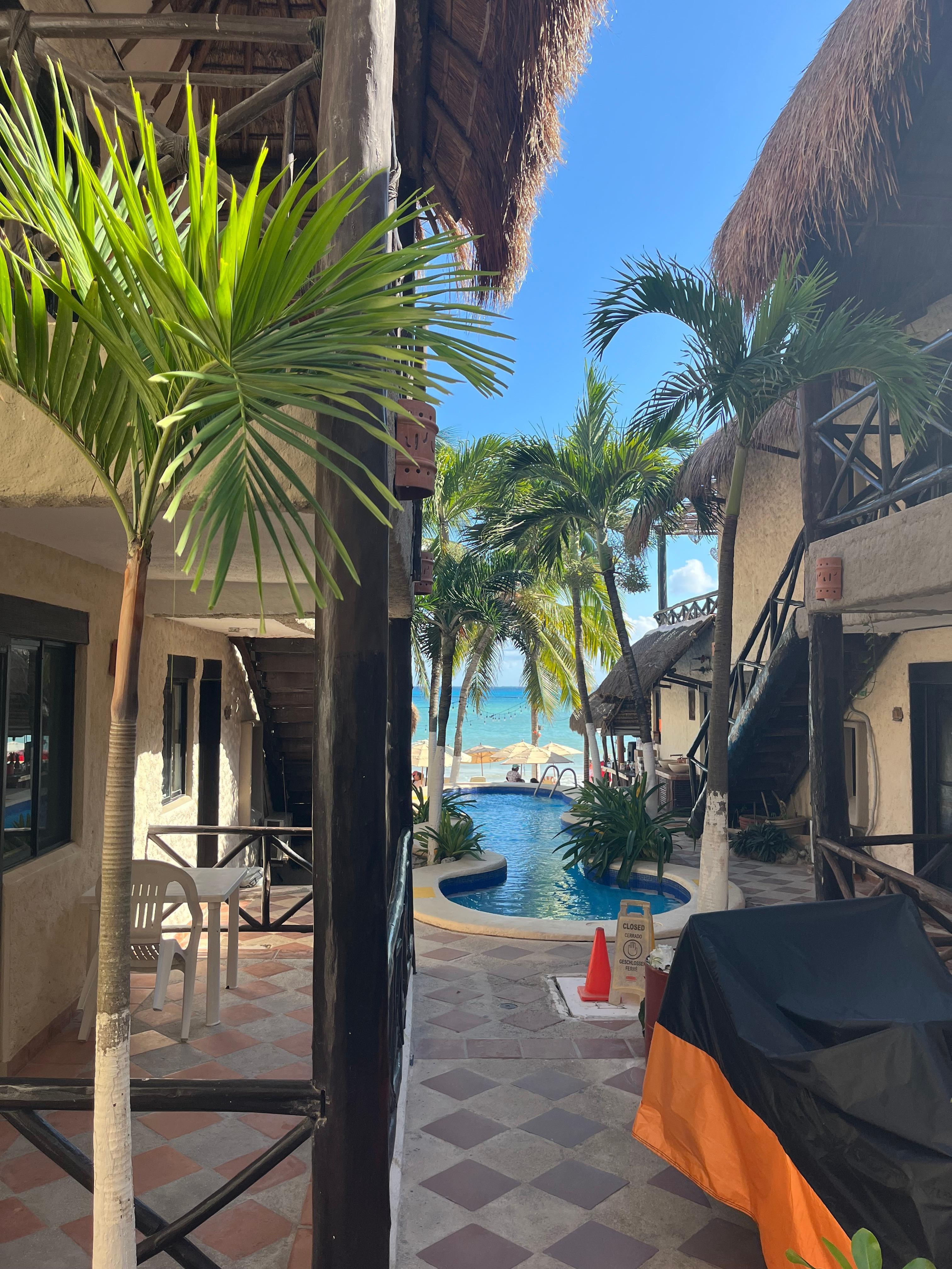 Näkymä huoneen terassilta. 