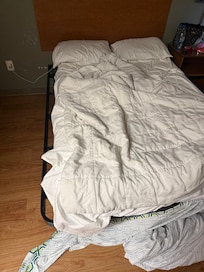 Ordered a queen size bed for 1 night and receive a twin size bed. I have a bad back so this was a terrible experience.