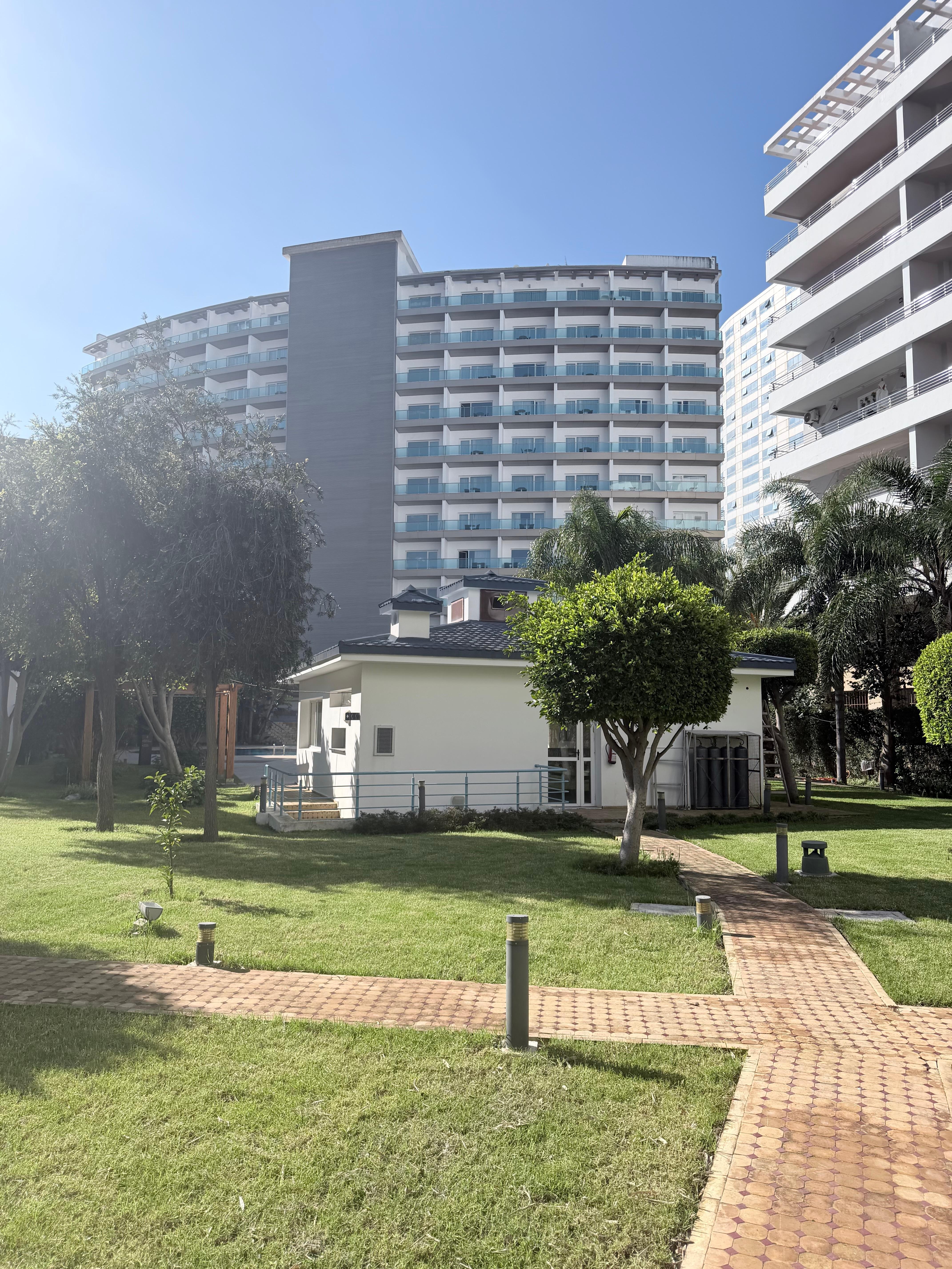 View from the garden and children play area