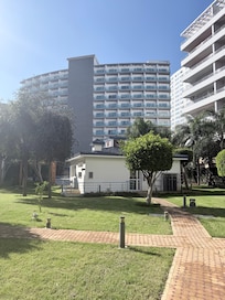 View from the garden and children play area