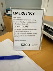 A phone number rarely being picked up.