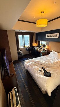 Room was small but adequate