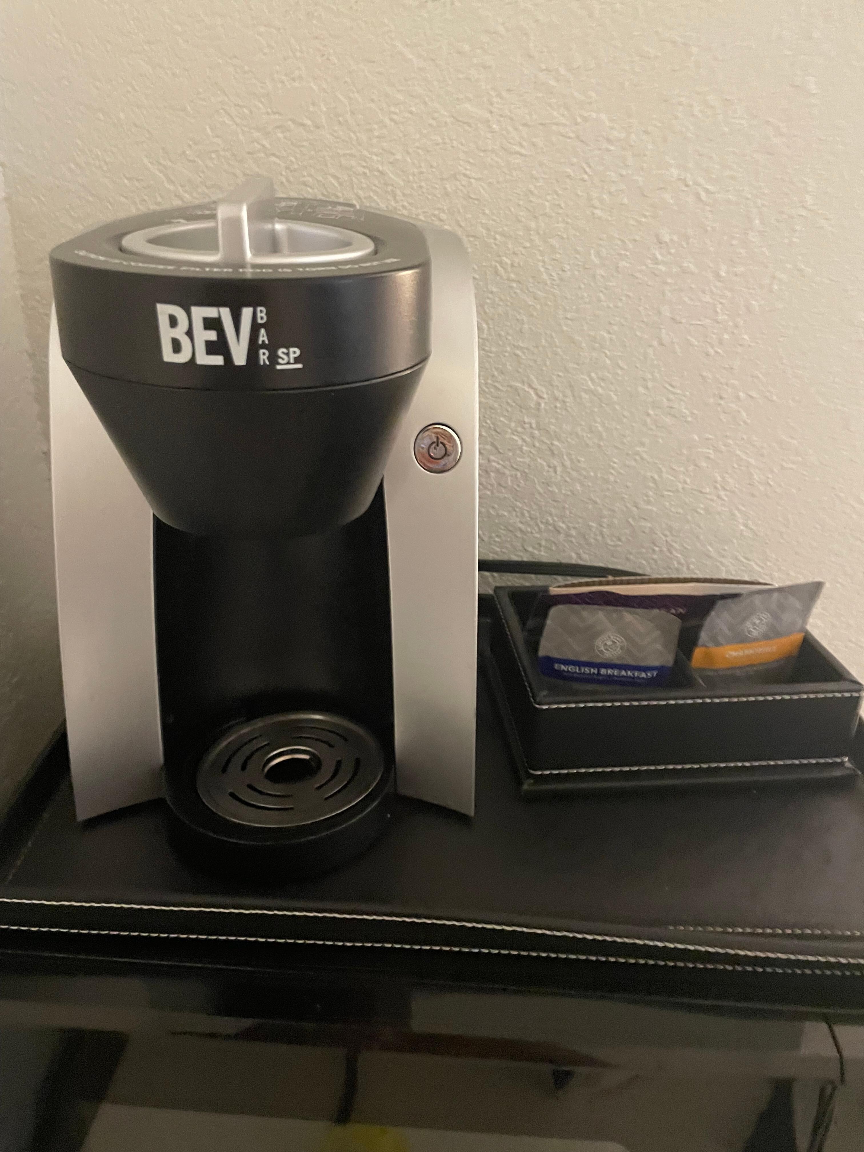 No coffee, no cups, etc