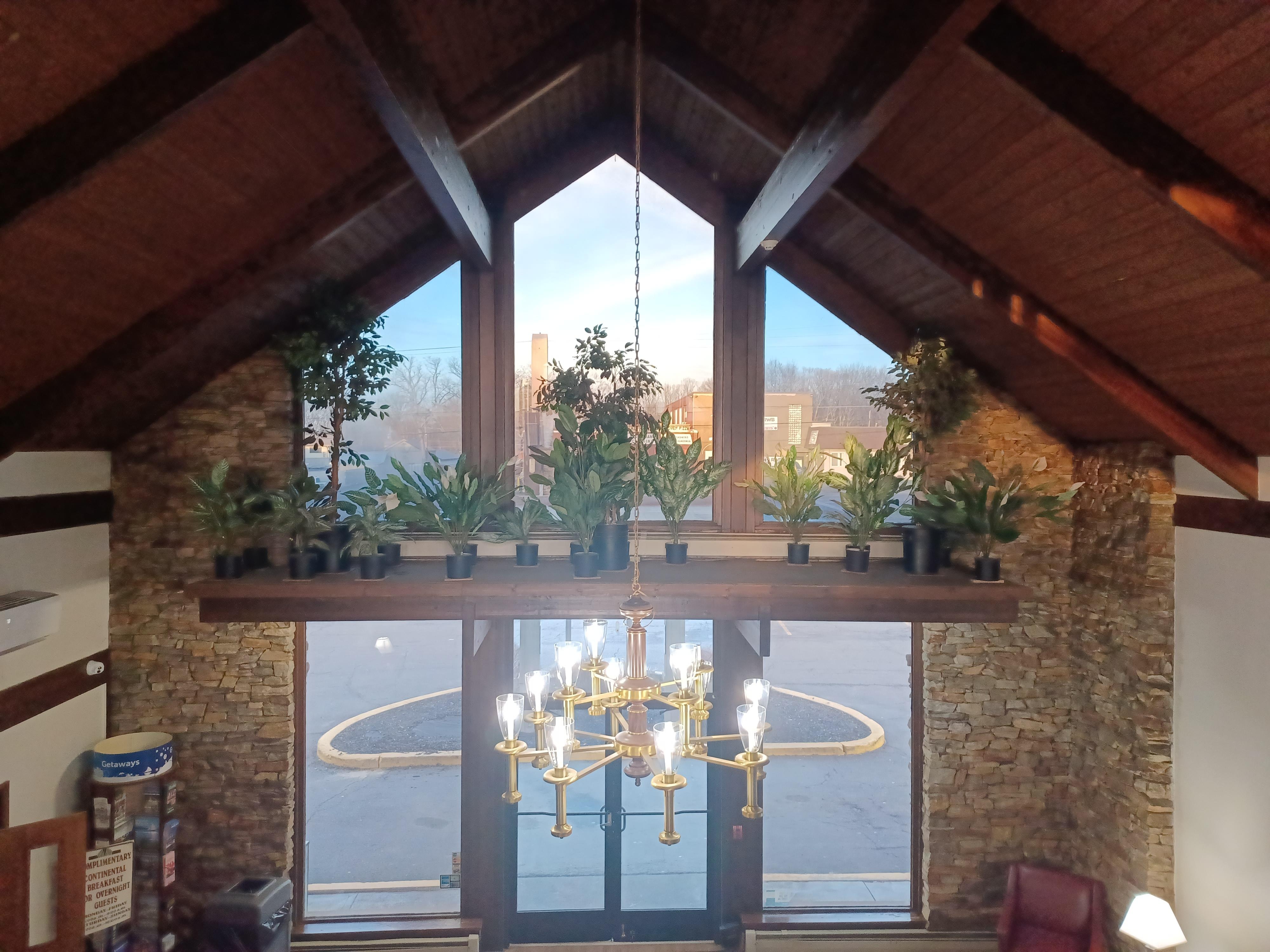 View looking back from the front lobby