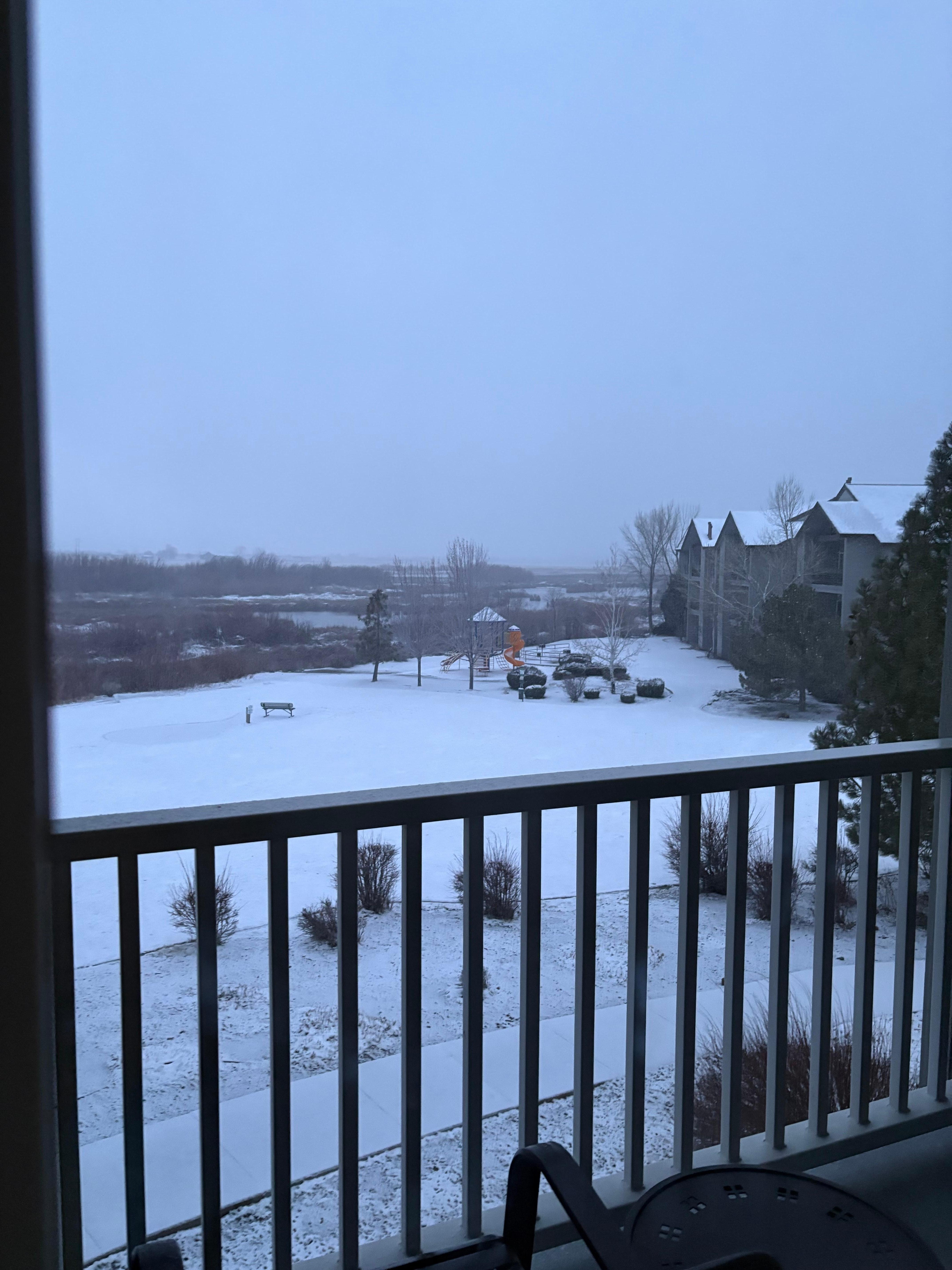 View from the balcony 