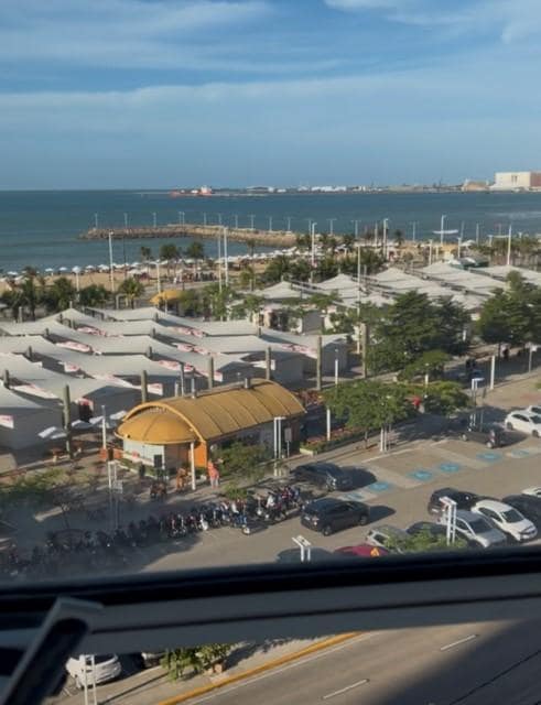 Vista diurna da janela do quarto