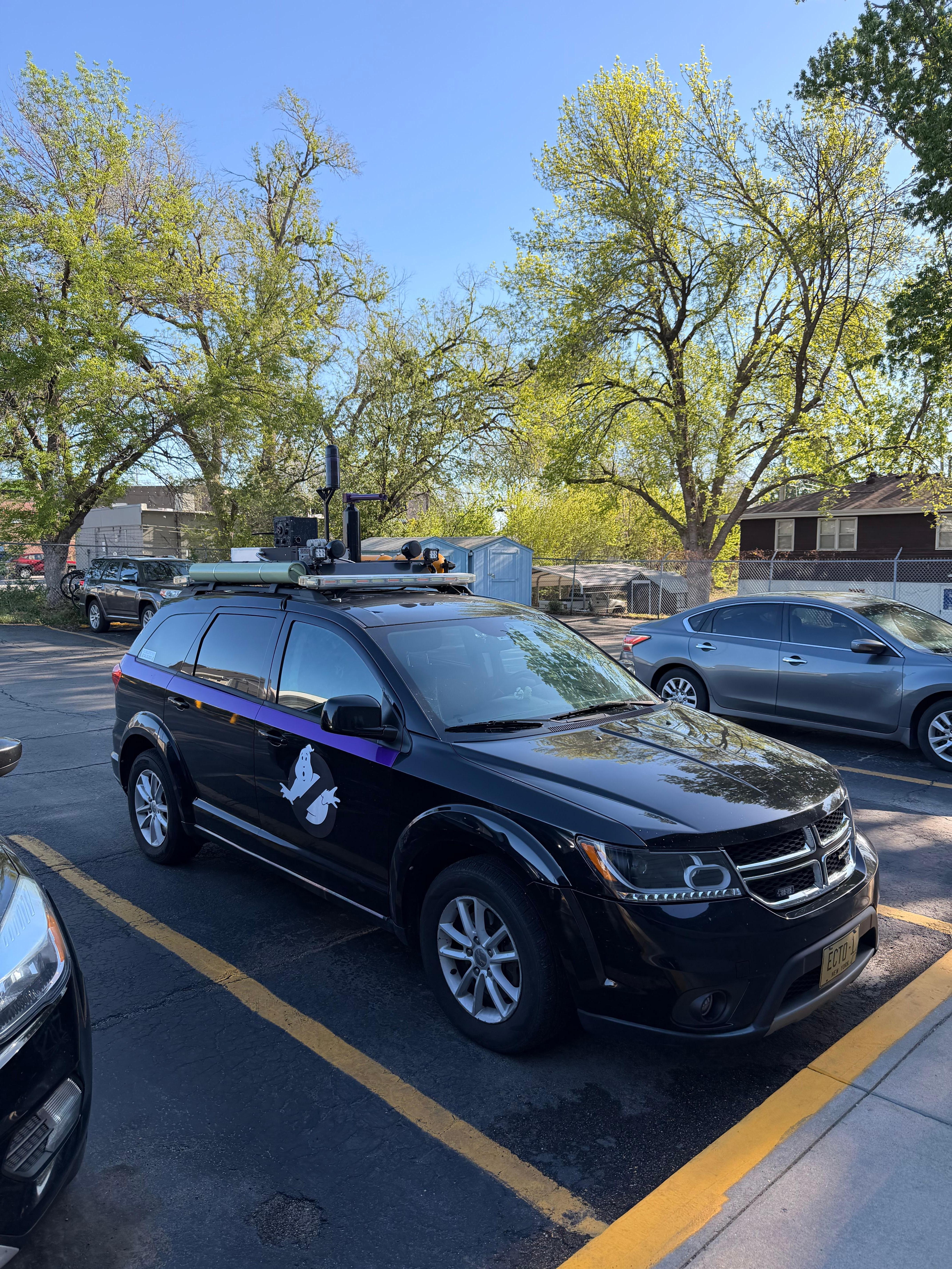 This very cool vehicle also safe and sound overnight 