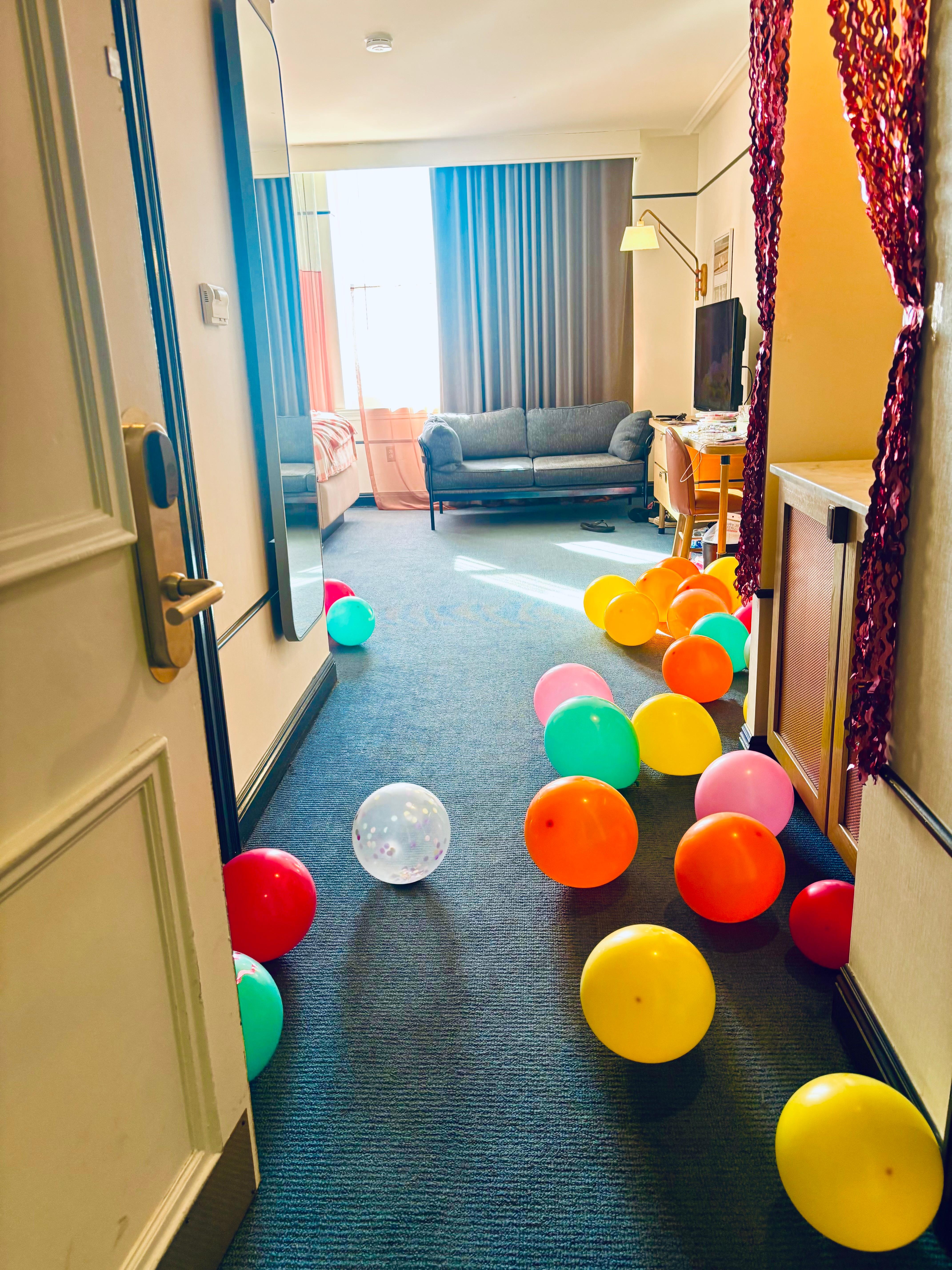 The room was spacious and comfortable 