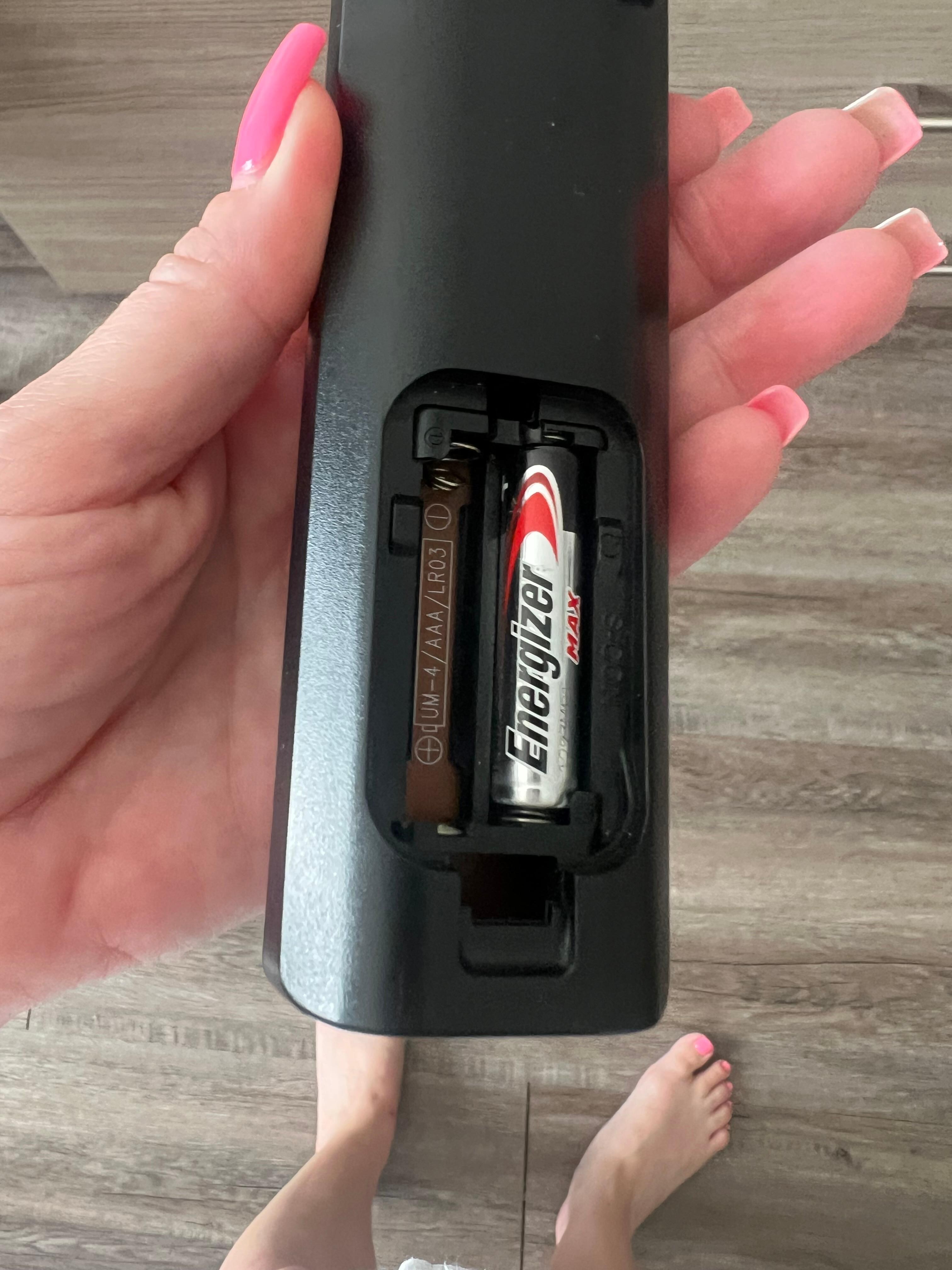 Tried to watch tv realized only one battery 