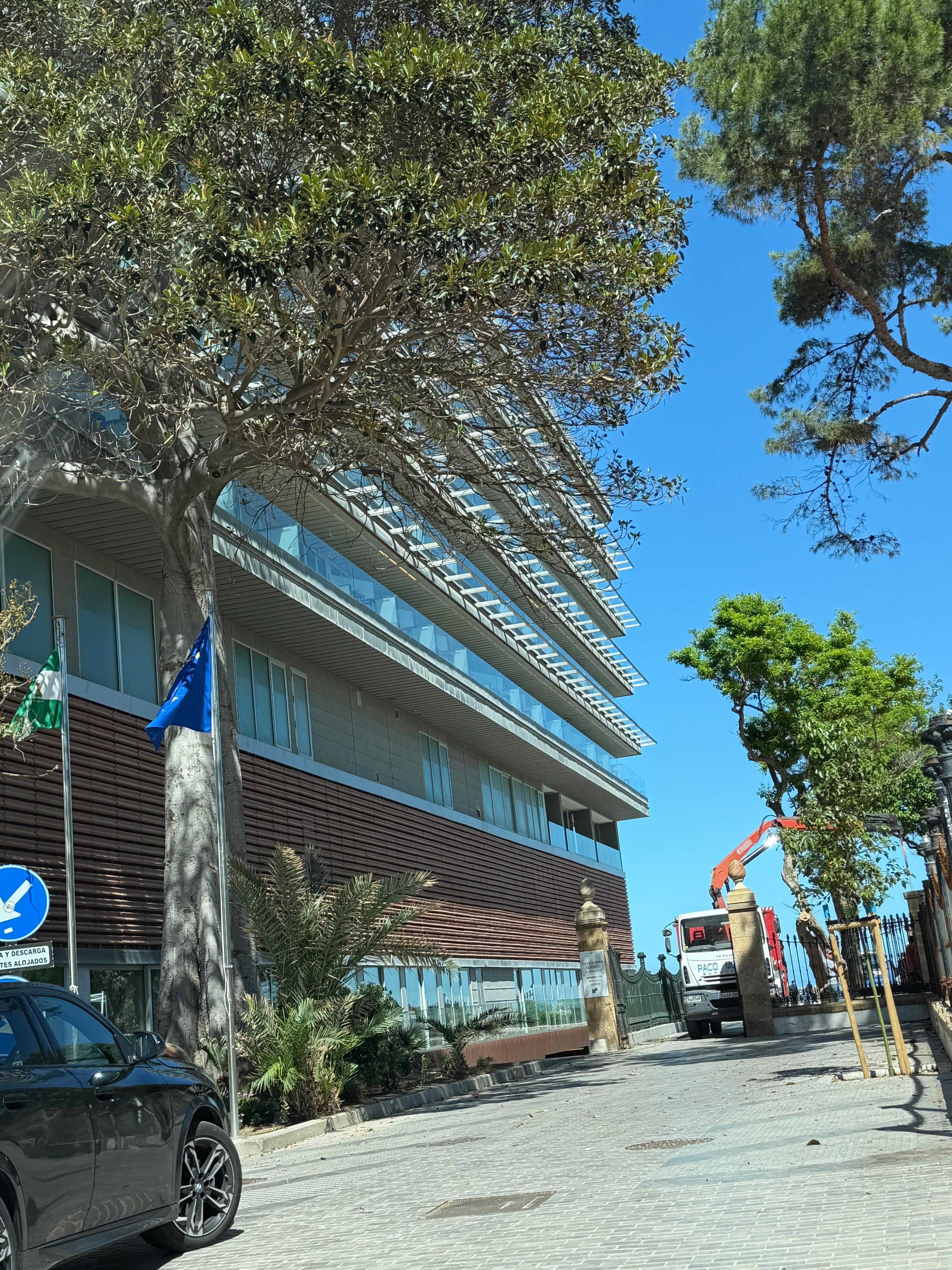 Fachada externa do hotel 