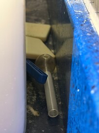 Actual pipe found in the bathroom!!!